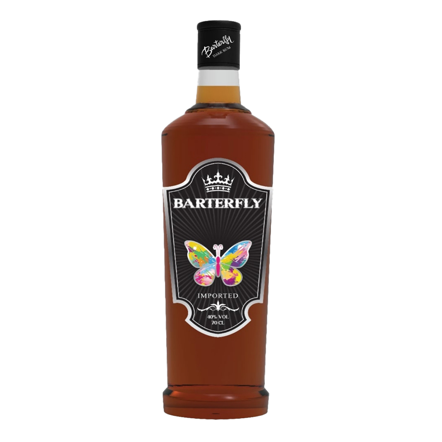 Barterfly Dark Rum (70 cl.)