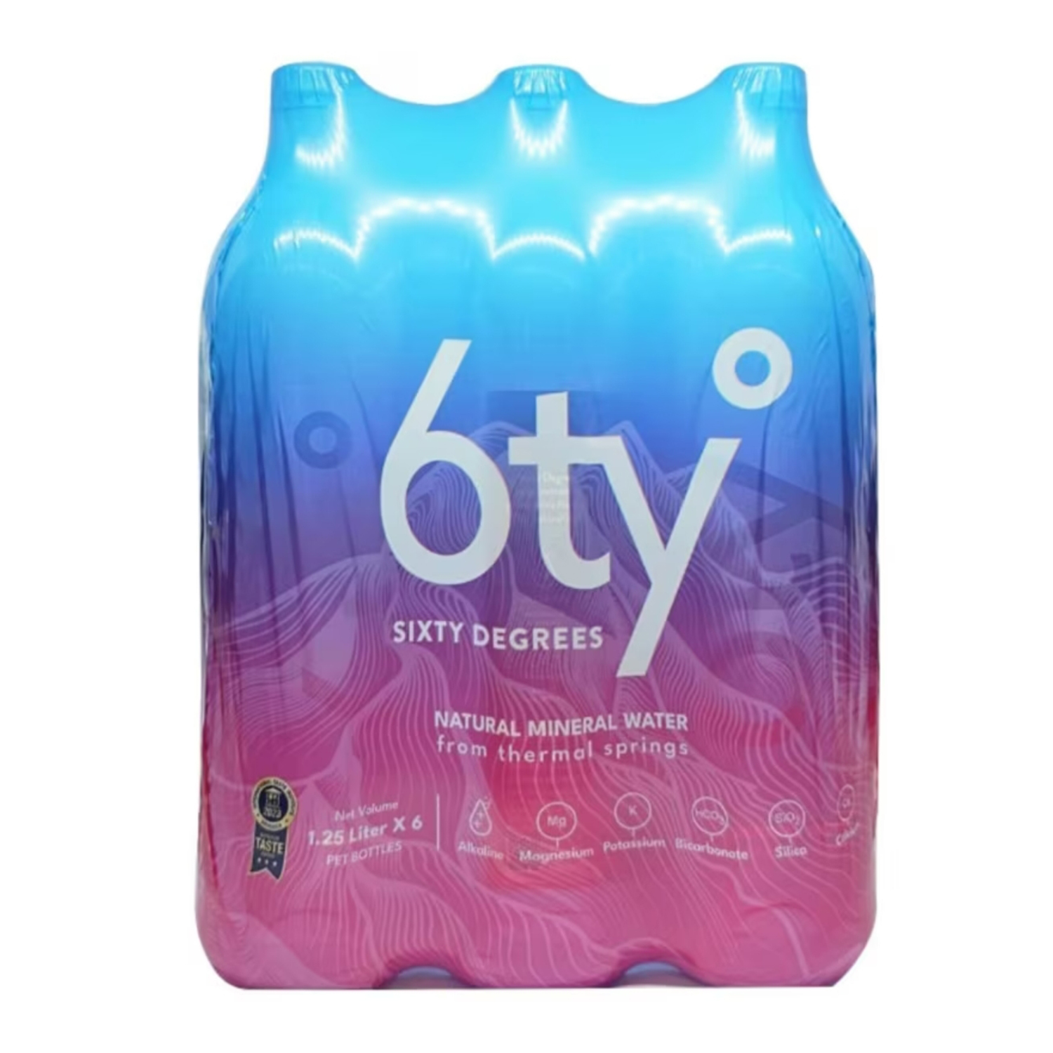น้ำแร่ 6TY Degree (ใหญ่) 1.25 L. (1.25 L.)